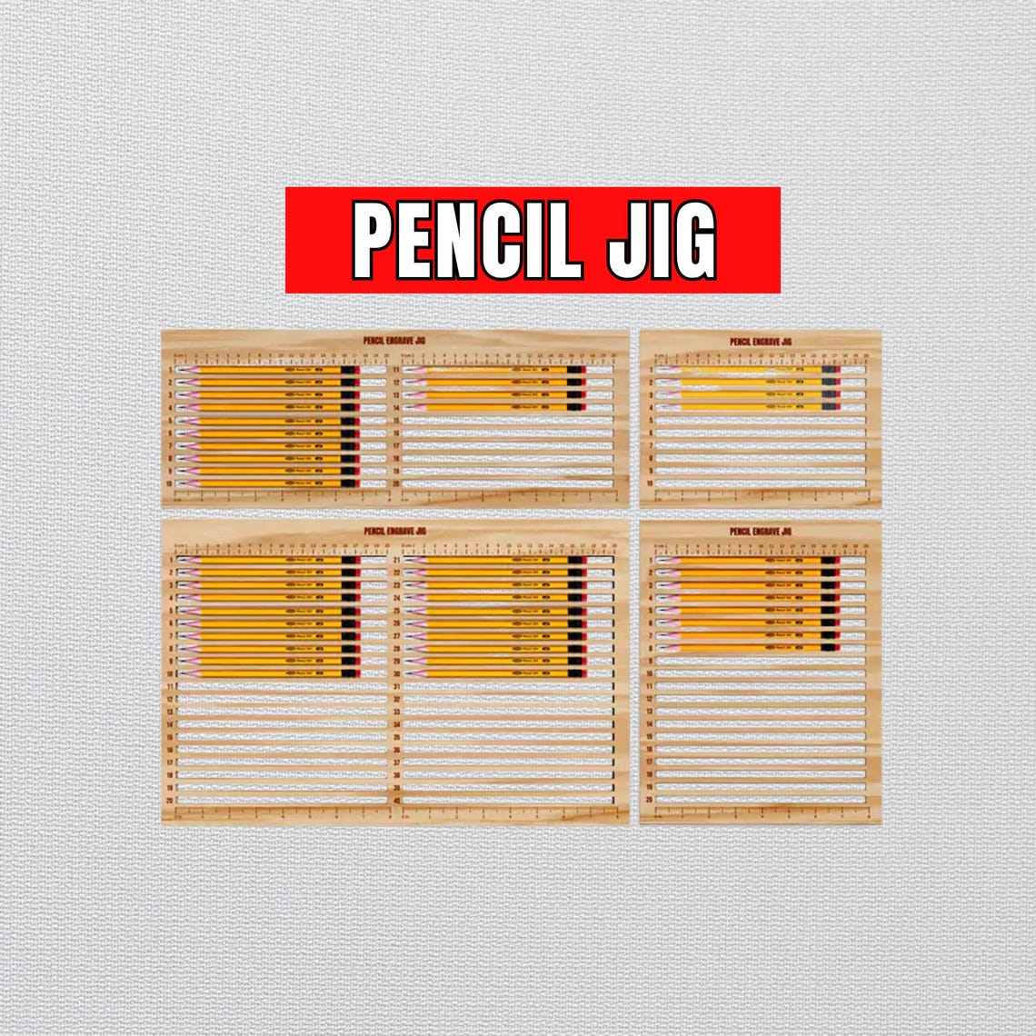 Laser Cut Jig Bundle: Pencil, Watch Band, Coaster Jigs (digital ...