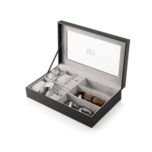 Mens Jewelry Box, Watch Box, Gifts for Men, Personalized Jewelry Box ...