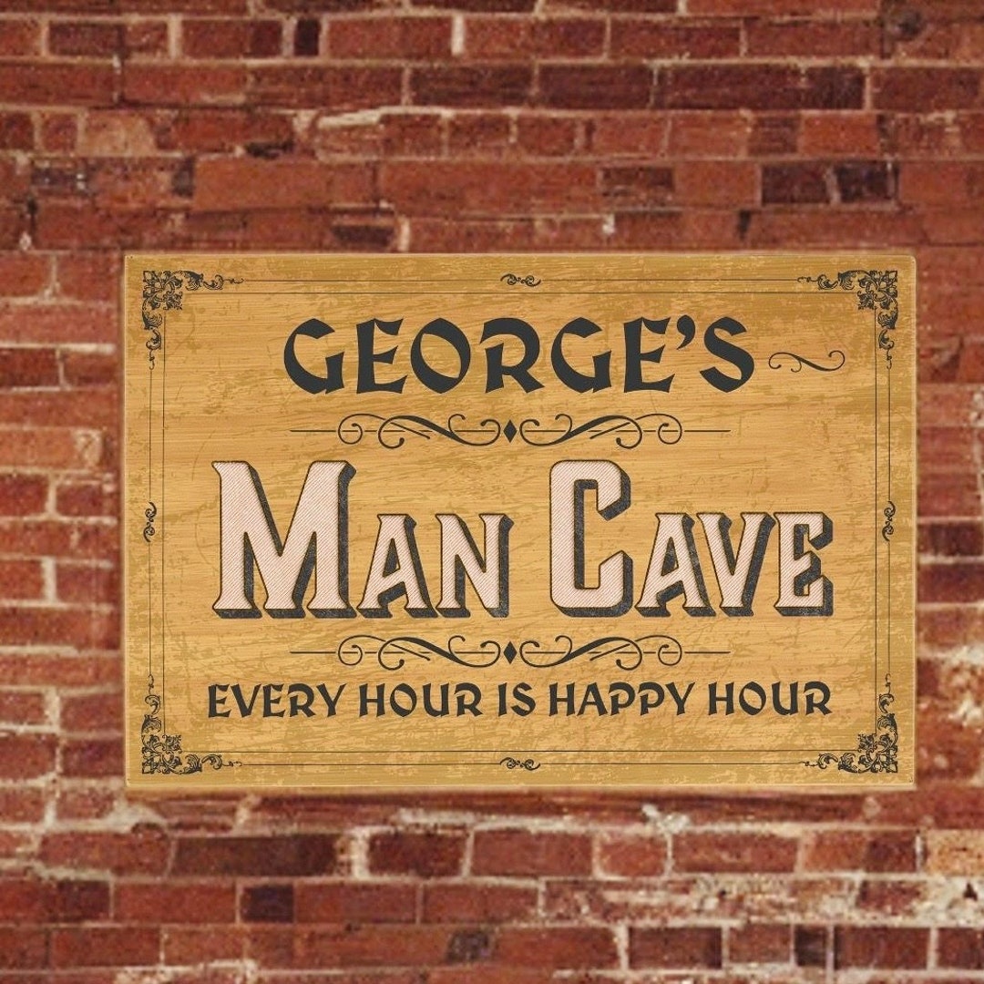 Fellas' Fortress Man Cave Sign, Man Cave Sign, Bar Signs, Custom ...
