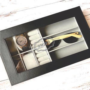 Mens Jewelry Box, Watch Box, Gifts for Men, Personalized Jewelry Box ...