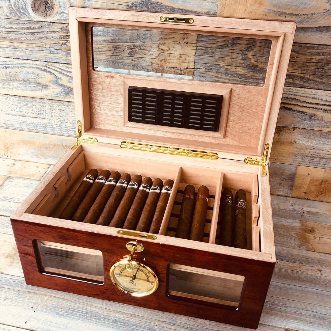 High Class Humidor: Elegant Humidor, Cigar Aficionado Gift, Cigar ...