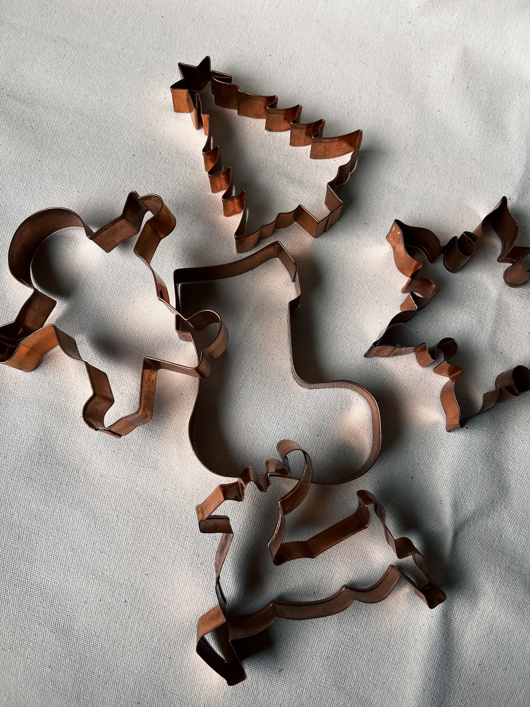 Set of 5 Large Vintage Cookie Cutters - Etsy