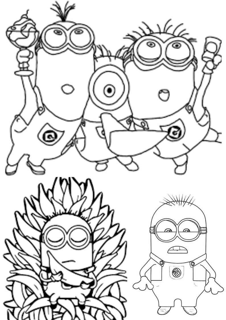 Minions Coloring Book - Etsy