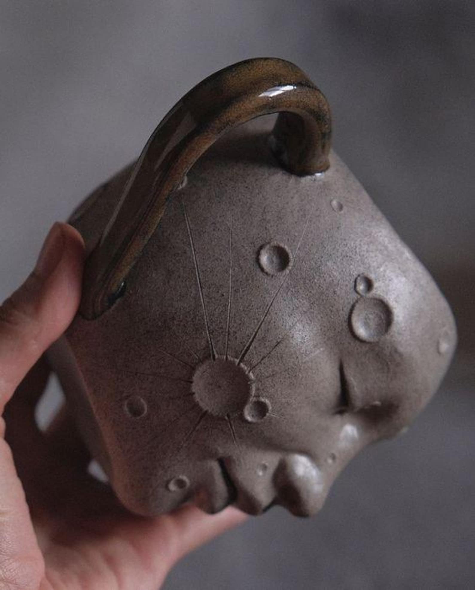 Moon-faced 3D Design Mug - Etsy