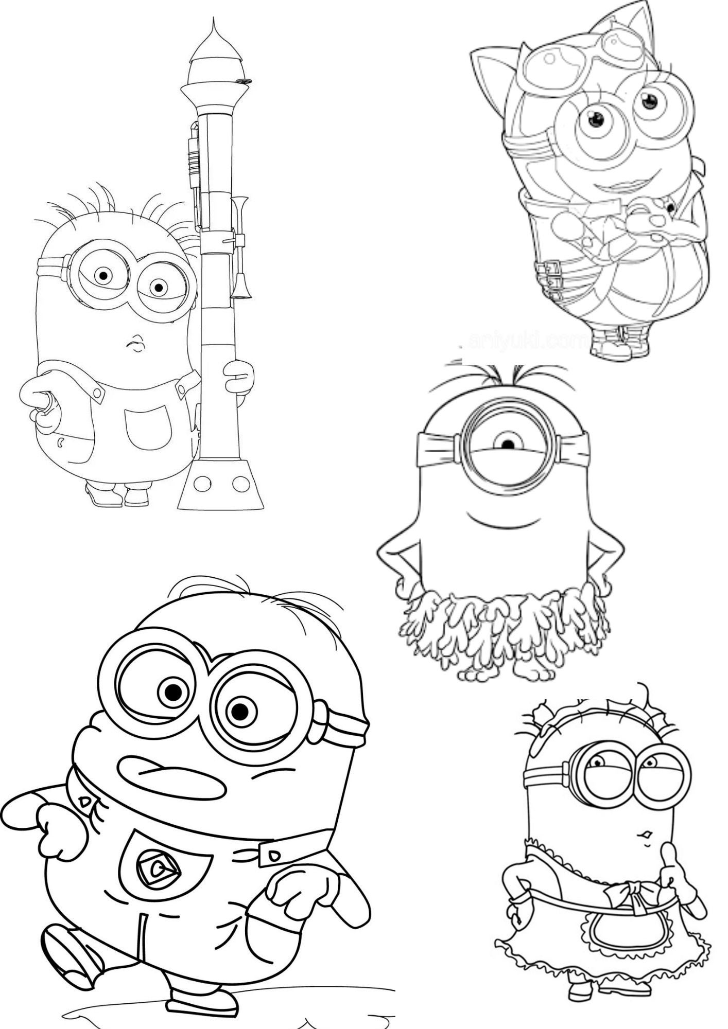 Minions Coloring Book - Etsy
