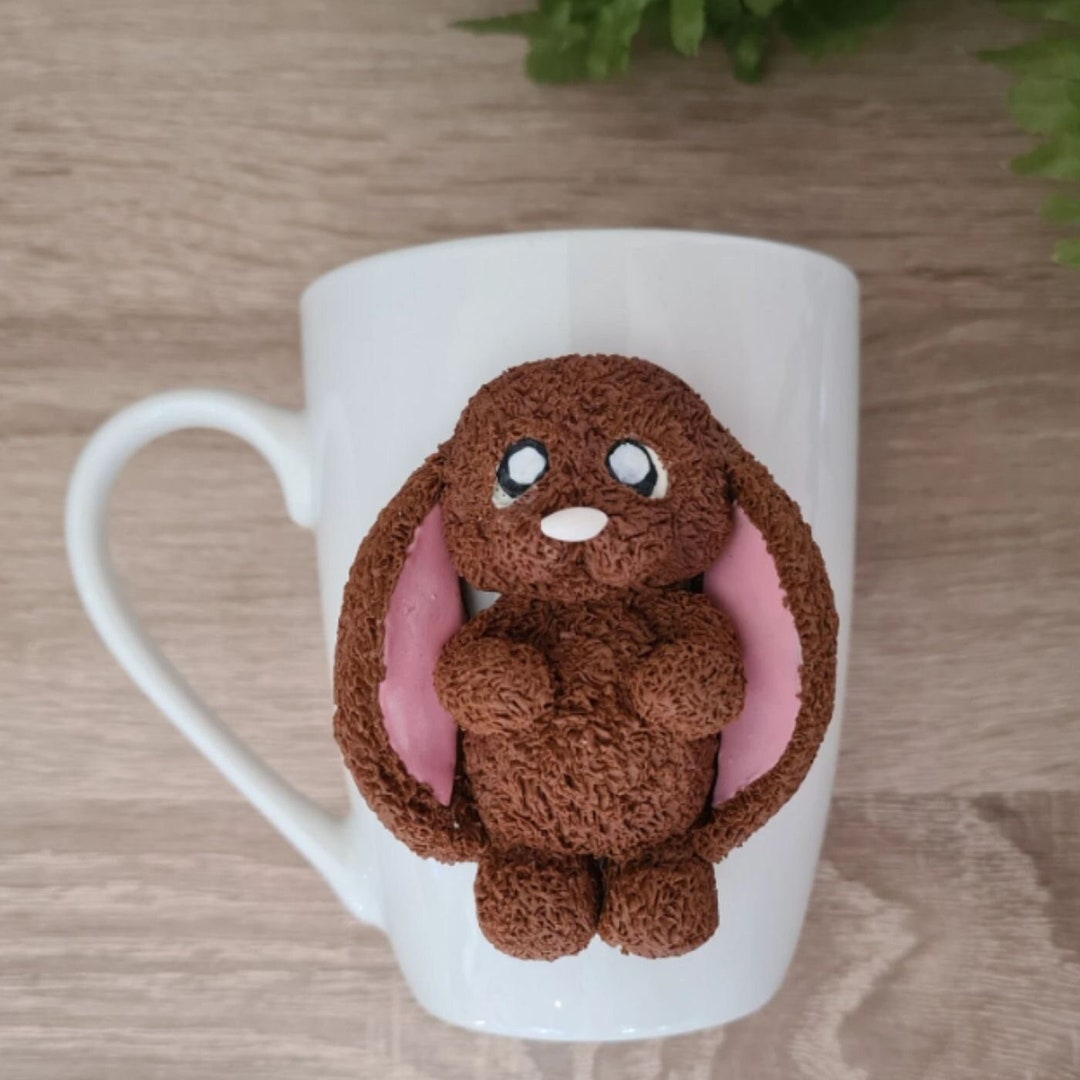 RABBIT DESIGN 3D MUG - Etsy