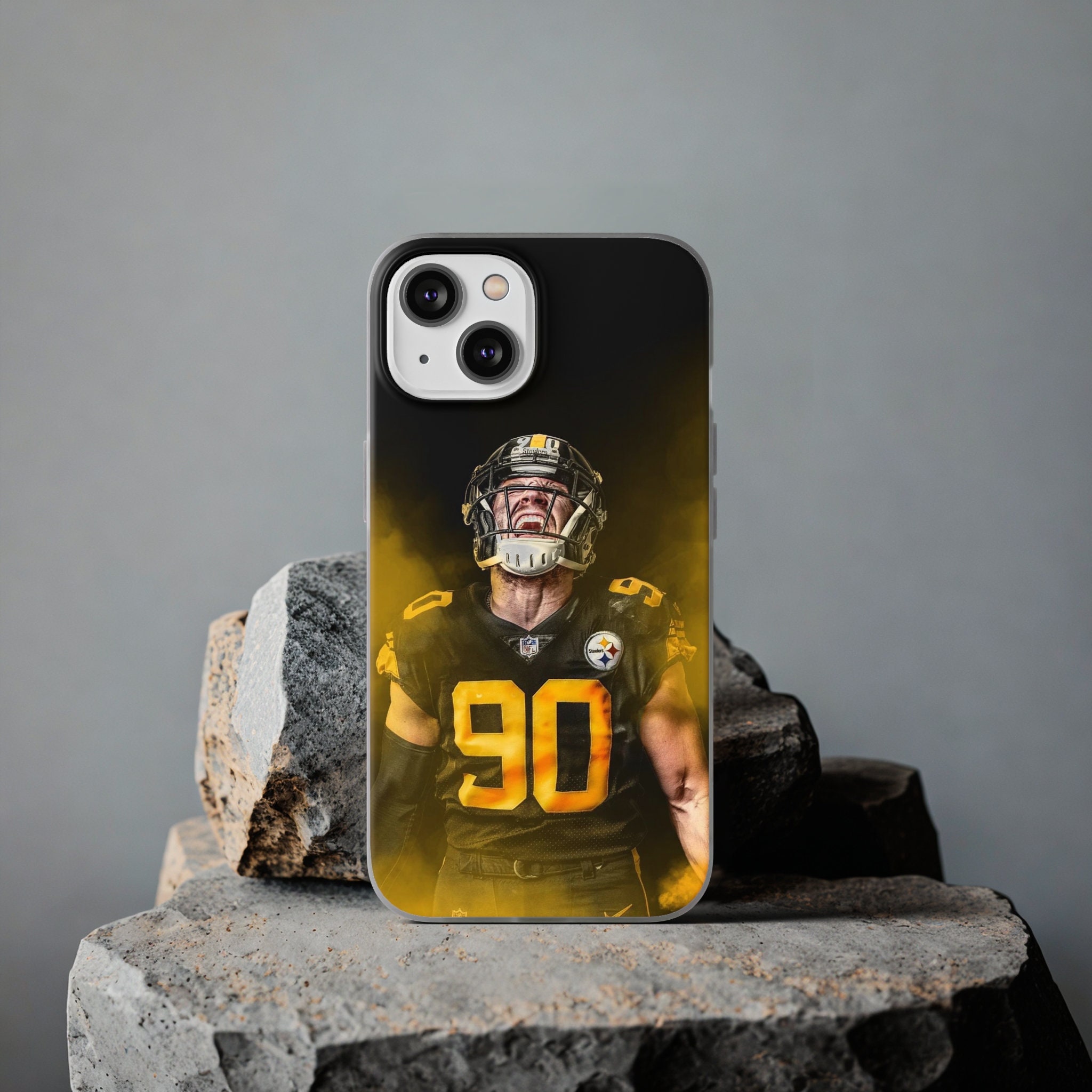 TJ Watt Steelers NFL Custom Football Phone Case iPhone Fit for 14 Pro ...
