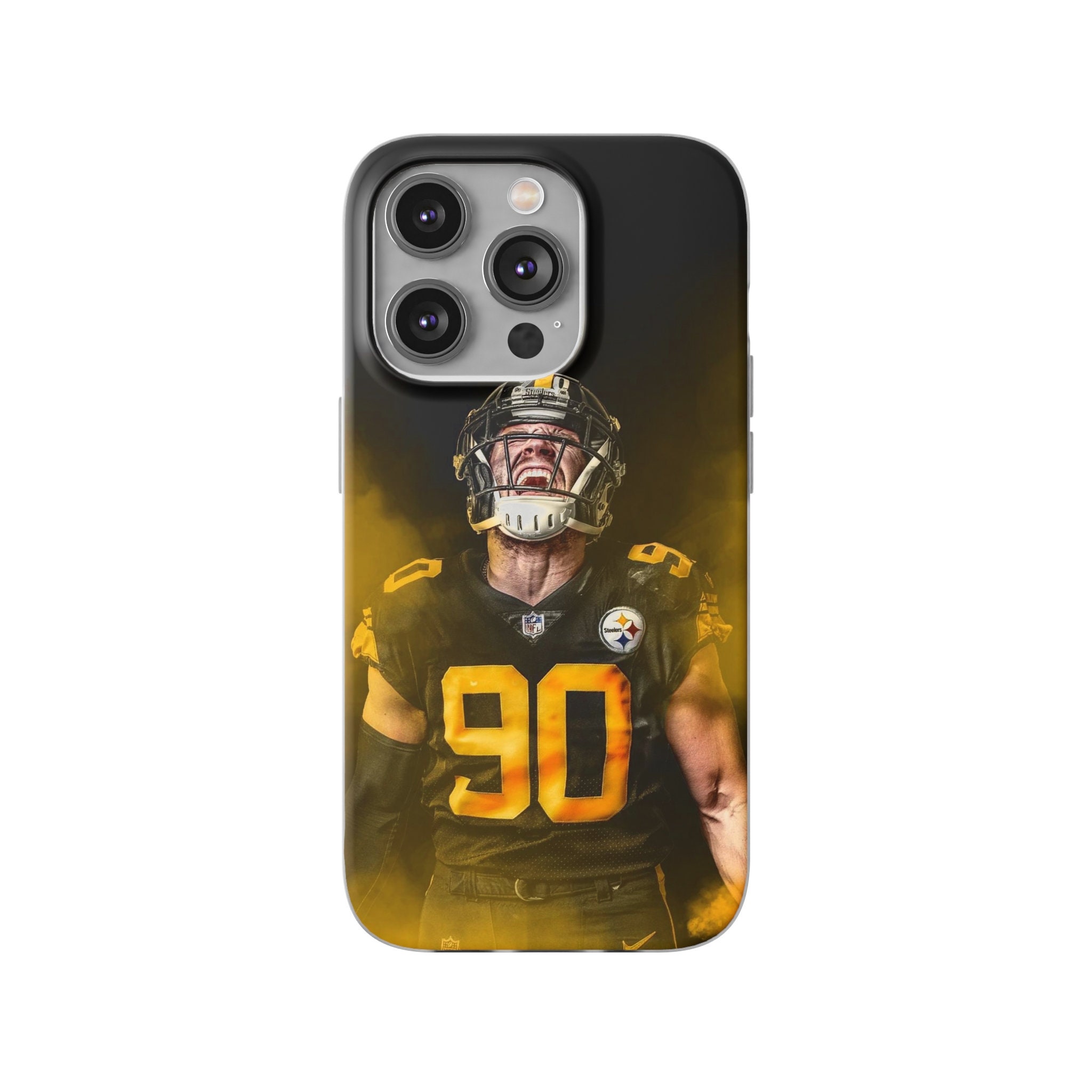 TJ Watt Steelers NFL Custom Football Phone Case iPhone Fit for 14 Pro ...