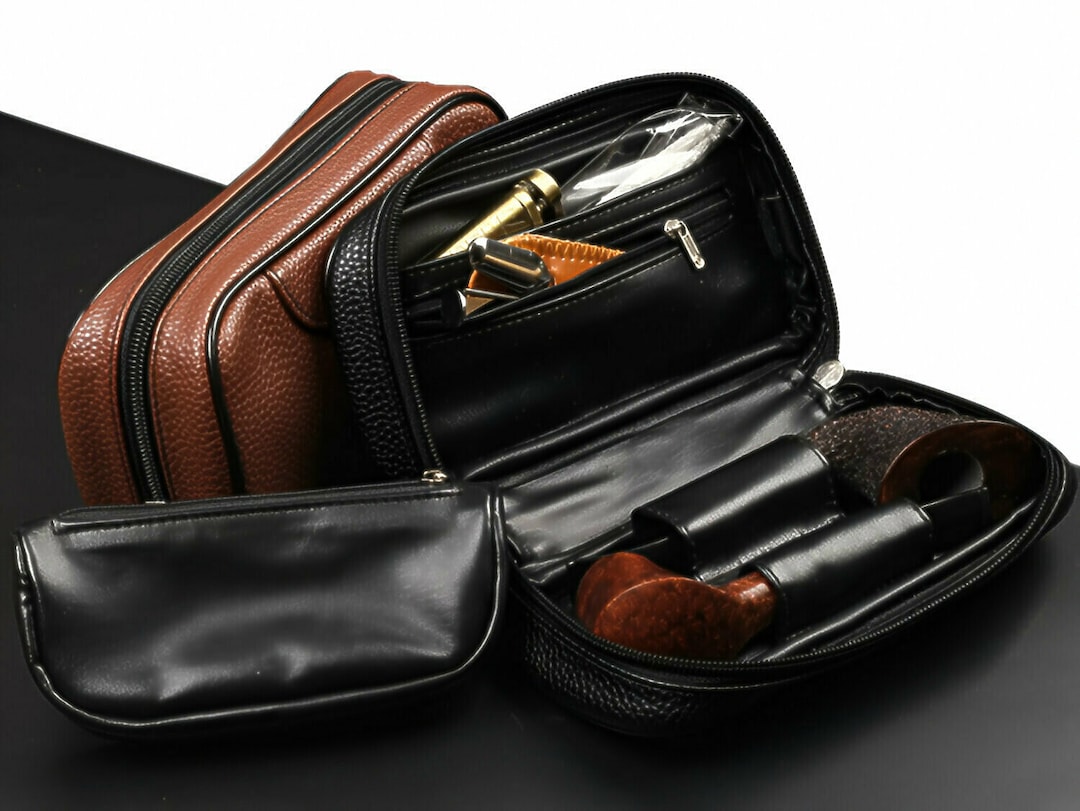 Leather Tobacco Pouch Leather Tobacco Case Brown Tobacco - Etsy