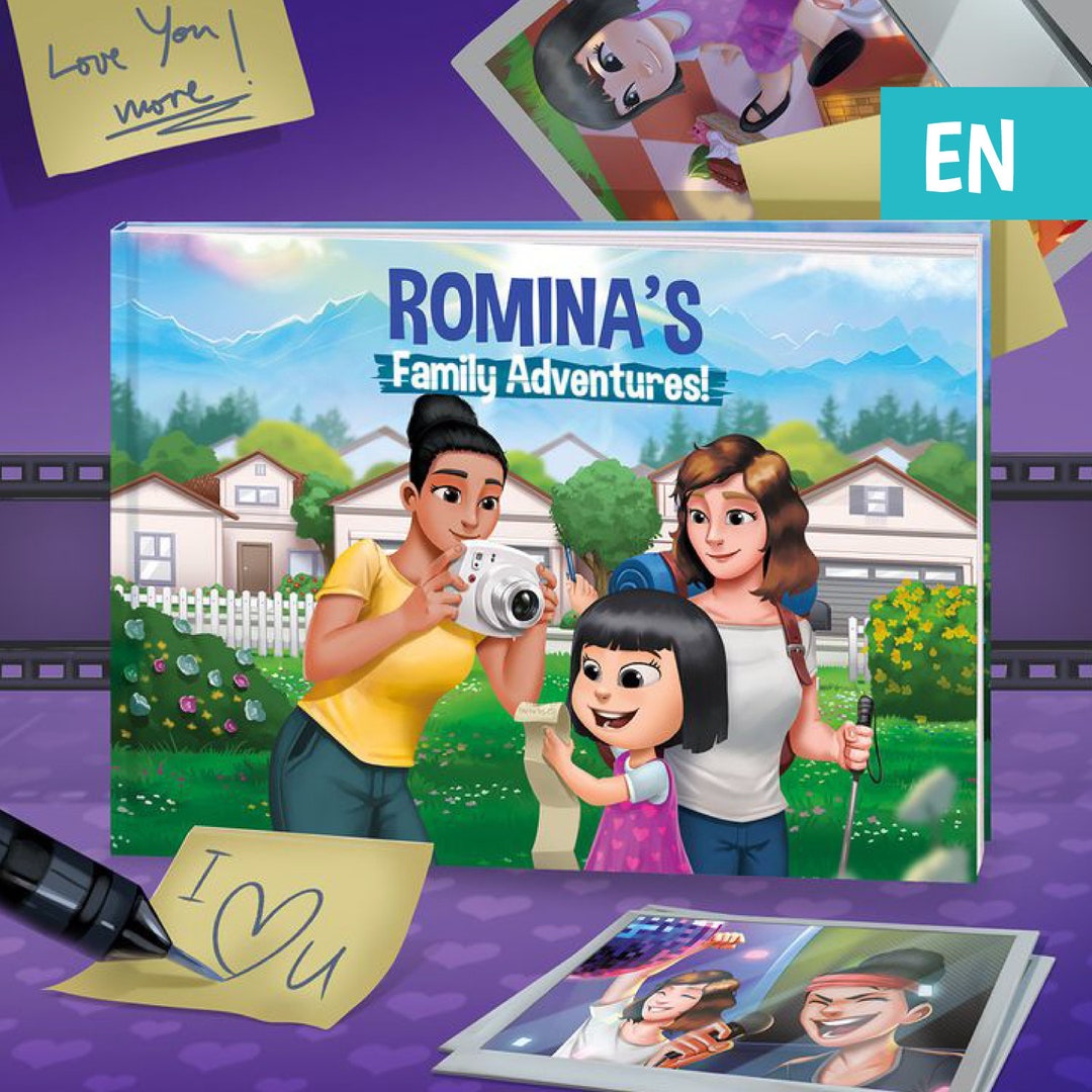 Personalized Family Adventure Book – Custom Two Moms & Kid Story - Etsy