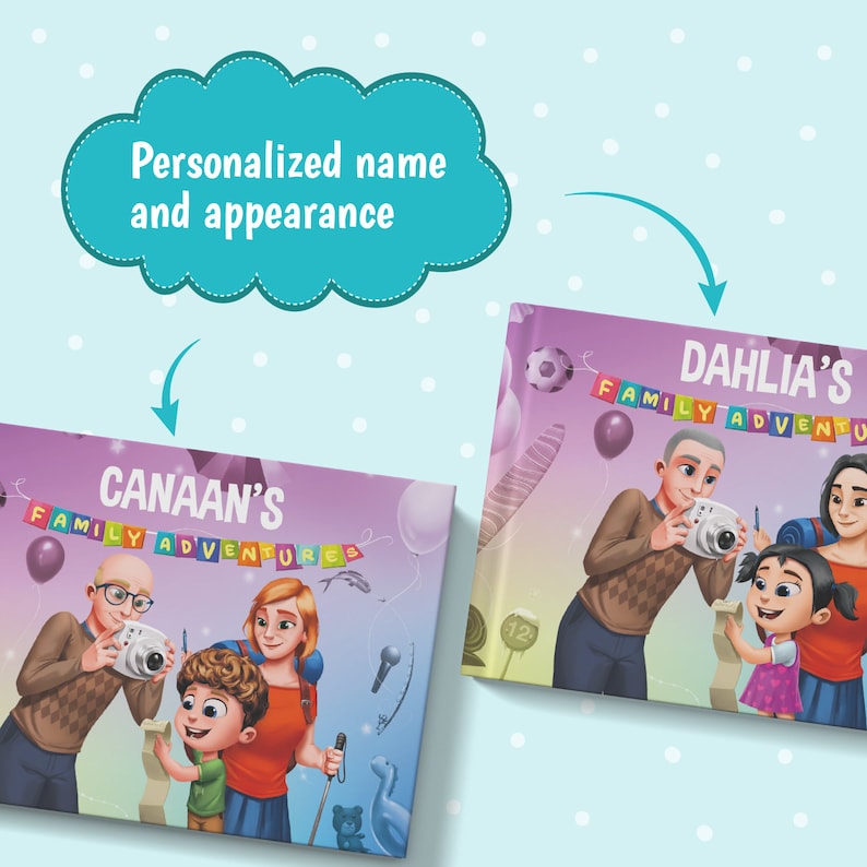 Custom Personalized Stories Book for Grandparents and Grandkid - Family ...