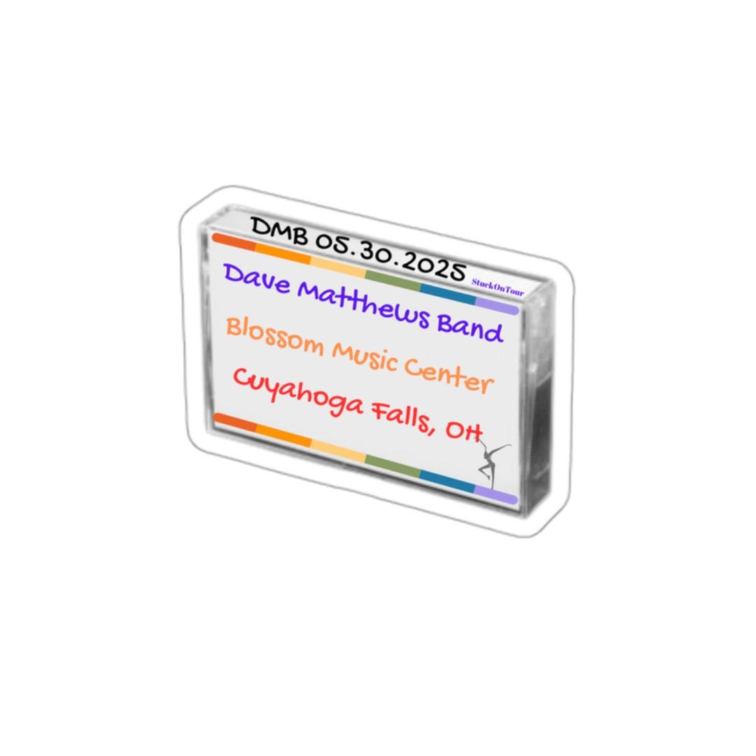 Dave Matthews Band Blossom Music Center 2025 Sticker, Music Festival ...