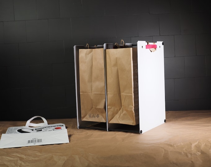 Eco Friendly Paper Bag Holder. Durable Design, Multiple Sizes, Waste ...