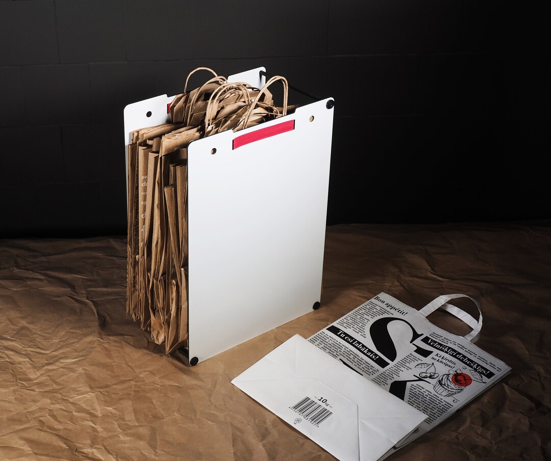 Universal. Eco Friendly Paper Bag Holder. Durable Design, Multiple ...