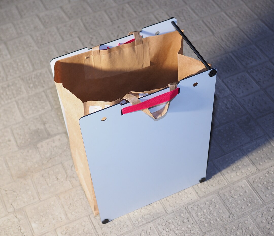 Eco Friendly Paper Bag Holder. Durable Design, Multiple Sizes, Waste ...