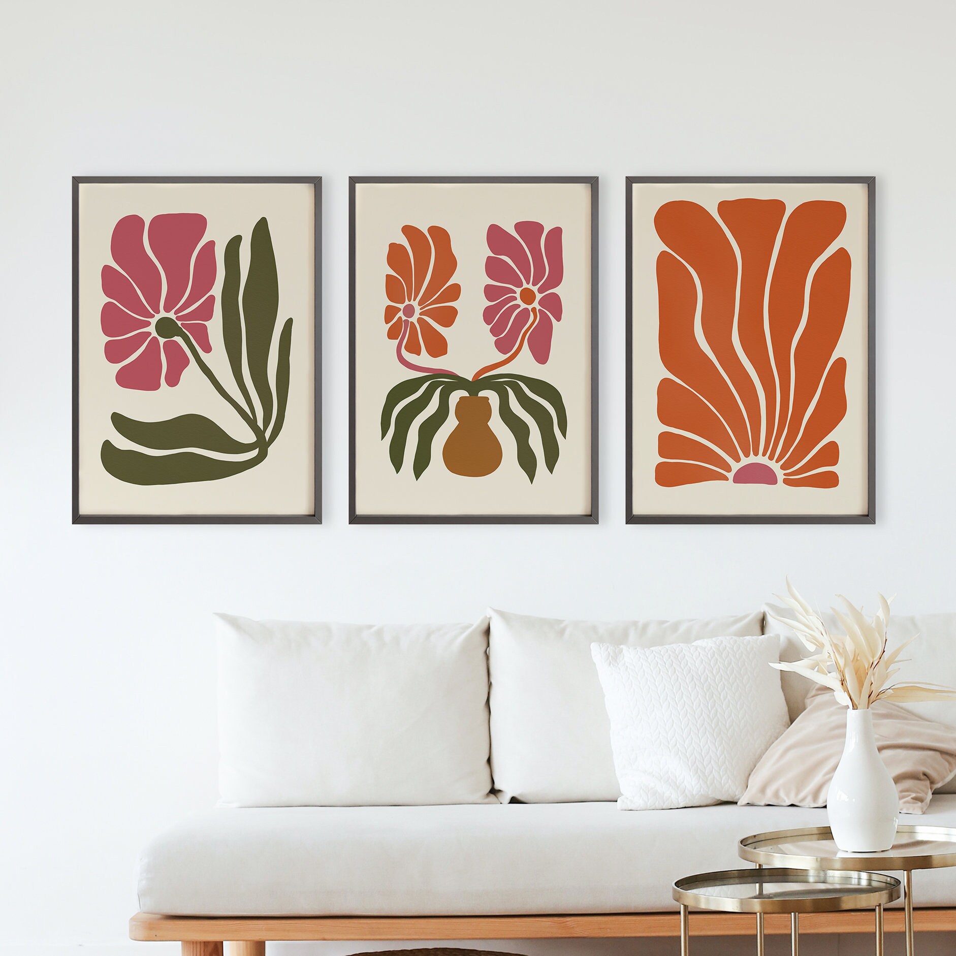 Henri Matisse Print Set of 3, Matisse Botanical Prints, Matisse 3 Piece ...