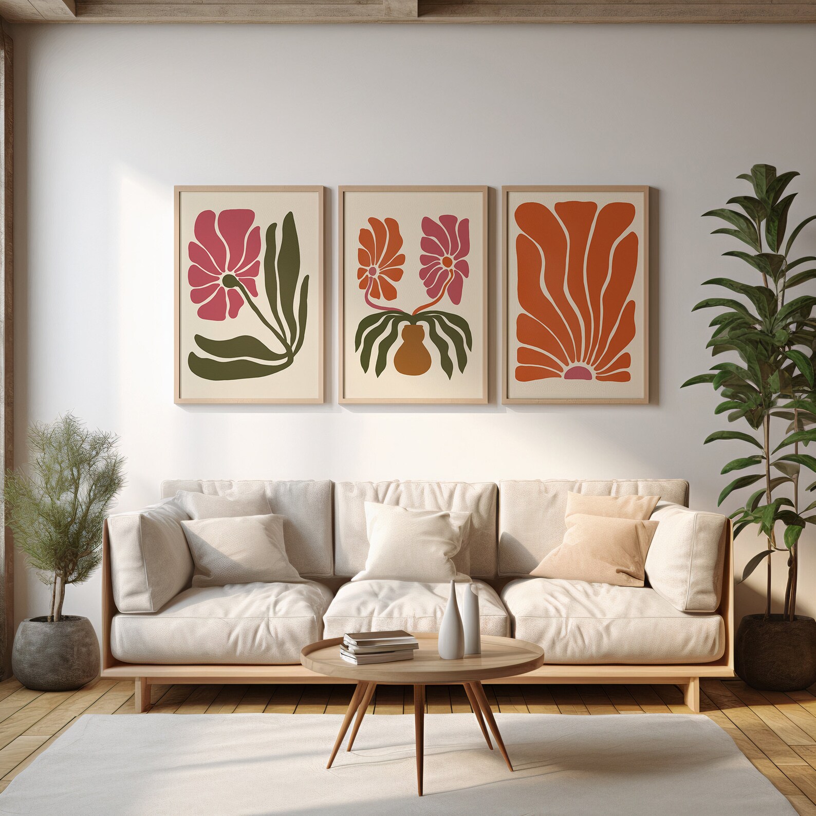 Henri Matisse Print Set of 3, Matisse Botanical Prints, Matisse 3 Piece ...