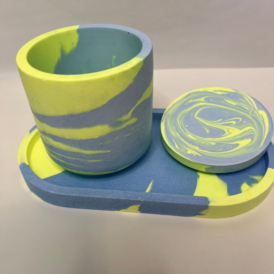 Decorative Food Safe, Fire Safe, Stash Jar and Tray - Etsy