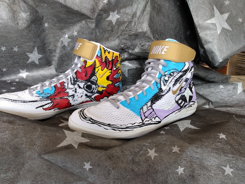 Custom Wrestling Shoes, Sneakers & Roller Skates!!! - Etsy