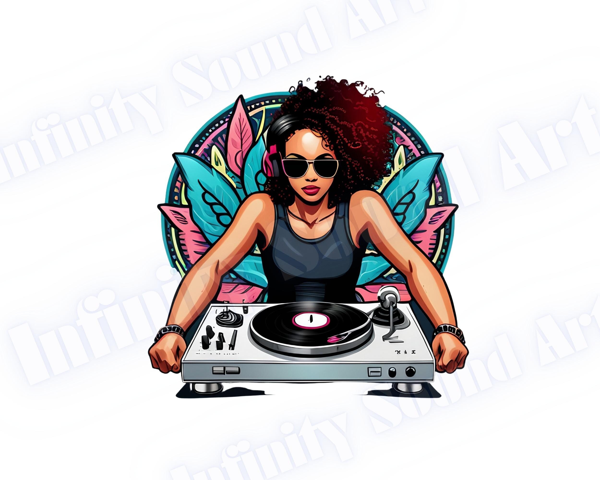 Woman T-shirt | Gift for Her | DJ Shirt | Digital T-shirt Design ...