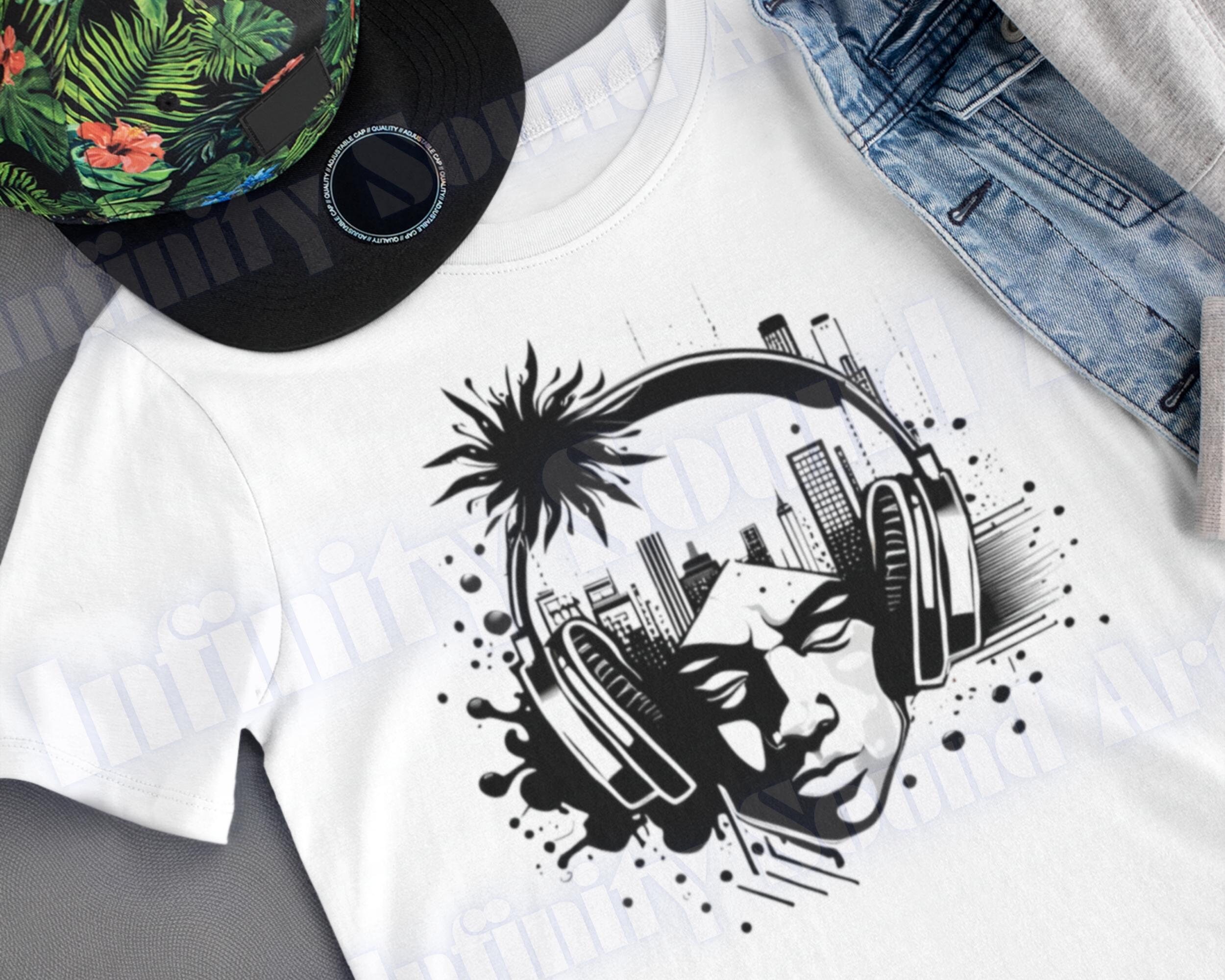Digital Design | Hip Hop Shirt | DJ Shirt | Digital T-shirt Design ...