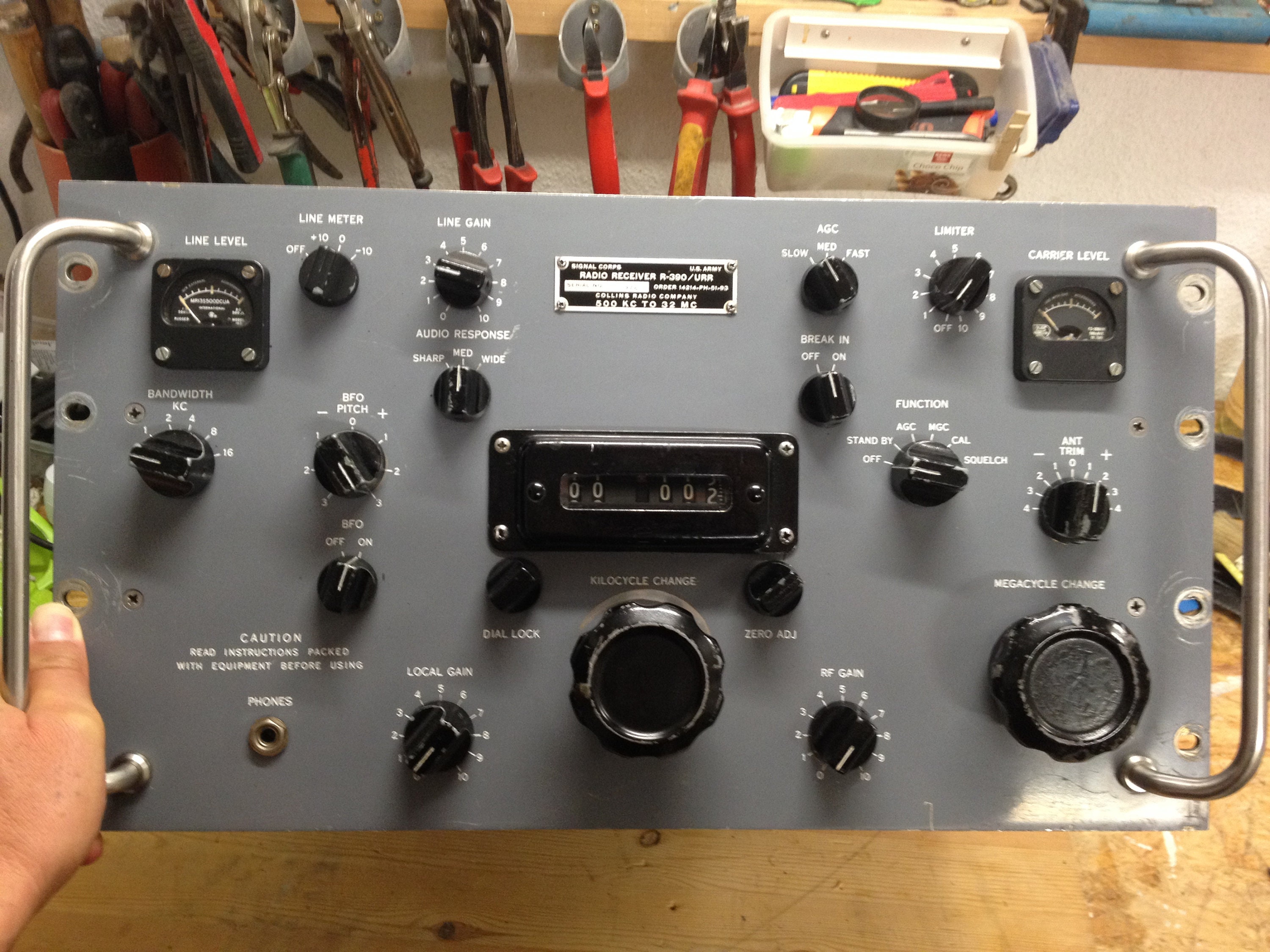 Collins R390 Non A Communicationsreceiver Army Navy CIA From Around ...