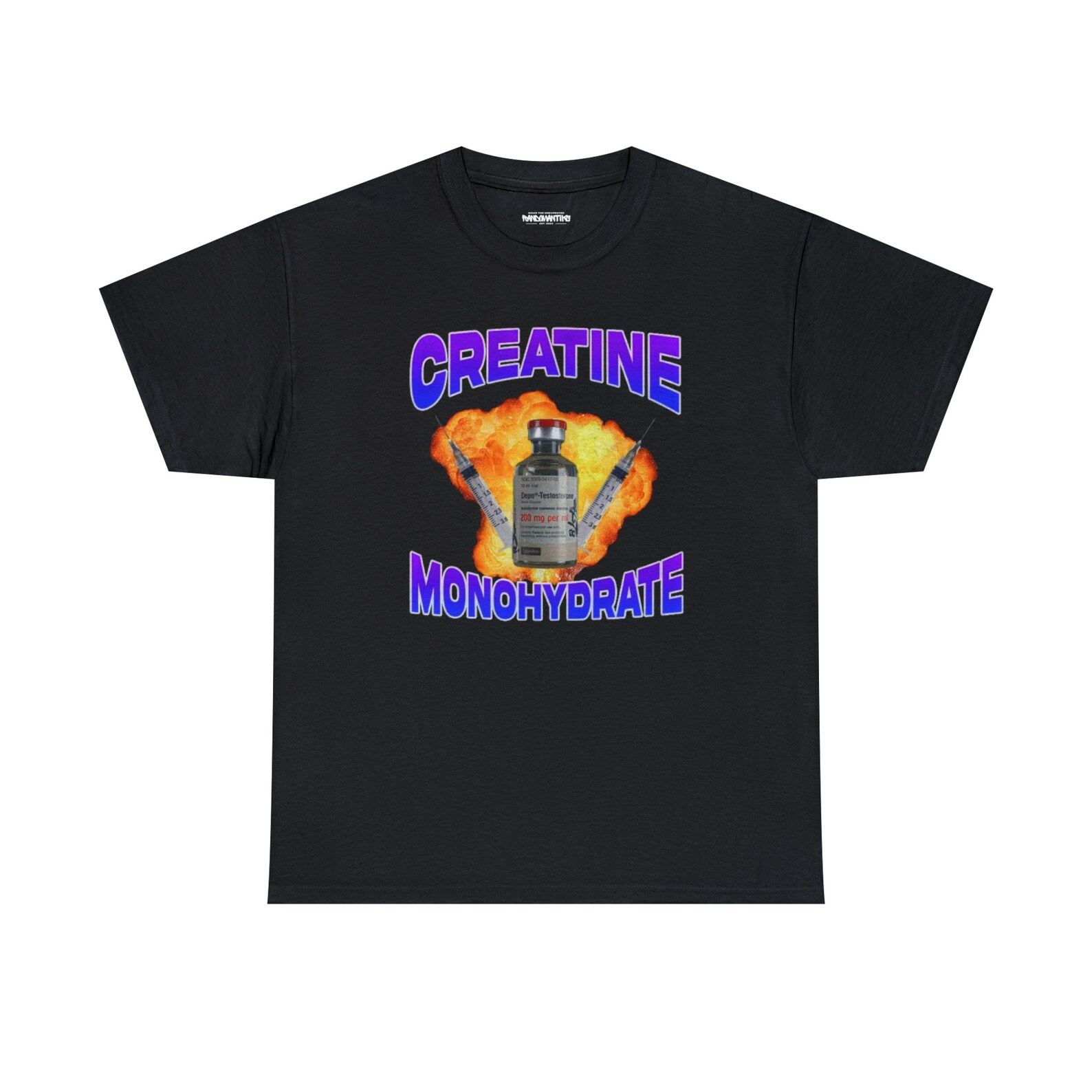 Creatine Monohydrate T-shirt, Tren T-shirt, Funny Gym Meme T-shirt ...