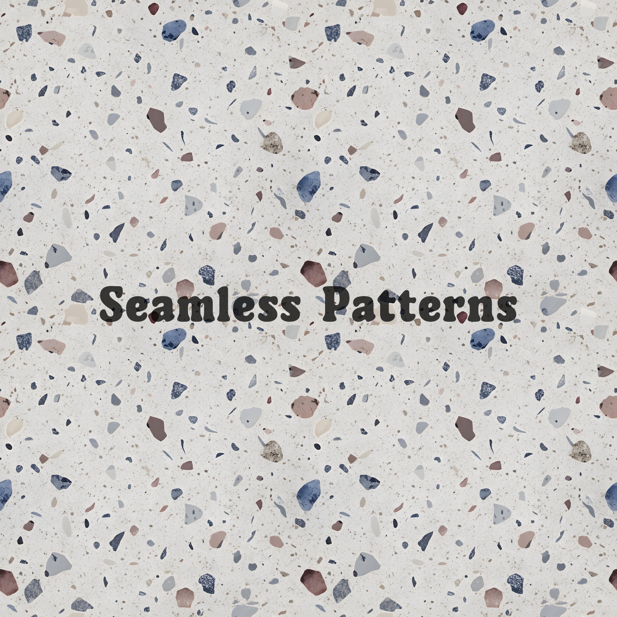 Terrazzo Digital Paper Pack Seamless Terrazzo Patterns Printable ...