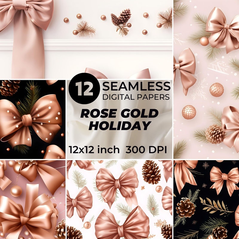 Rose Gold Paper - Etsy