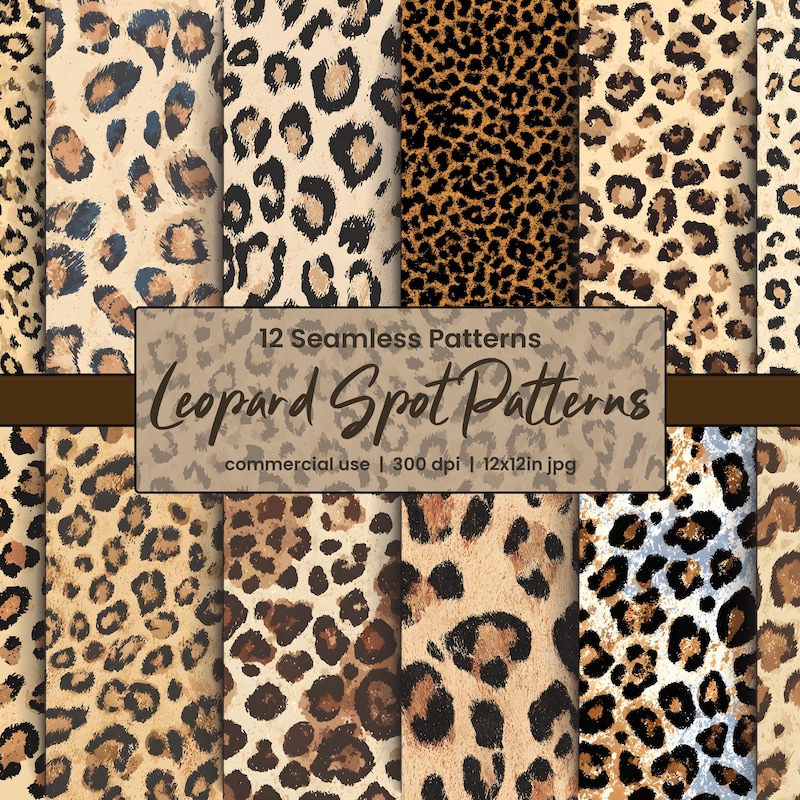 Leopard Print Fabric - Etsy