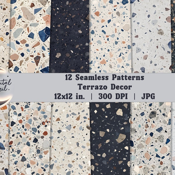 Terrazzo Pattern - Etsy
