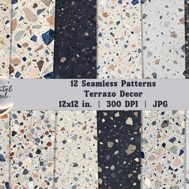 Terrazzo Pattern - Etsy