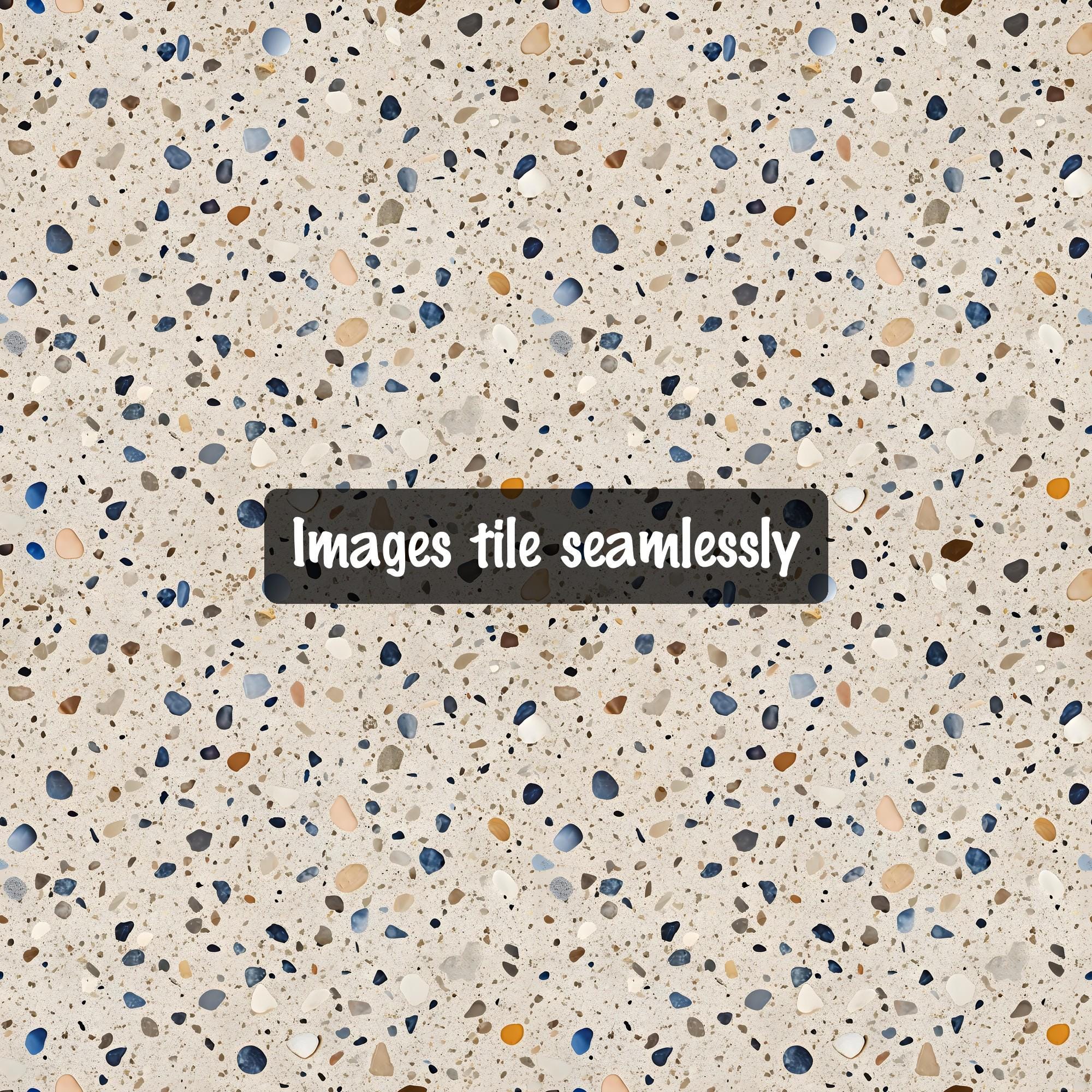 Terrazzo Digital Paper Pack | Seamless Terrazzo Patterns | Printable ...