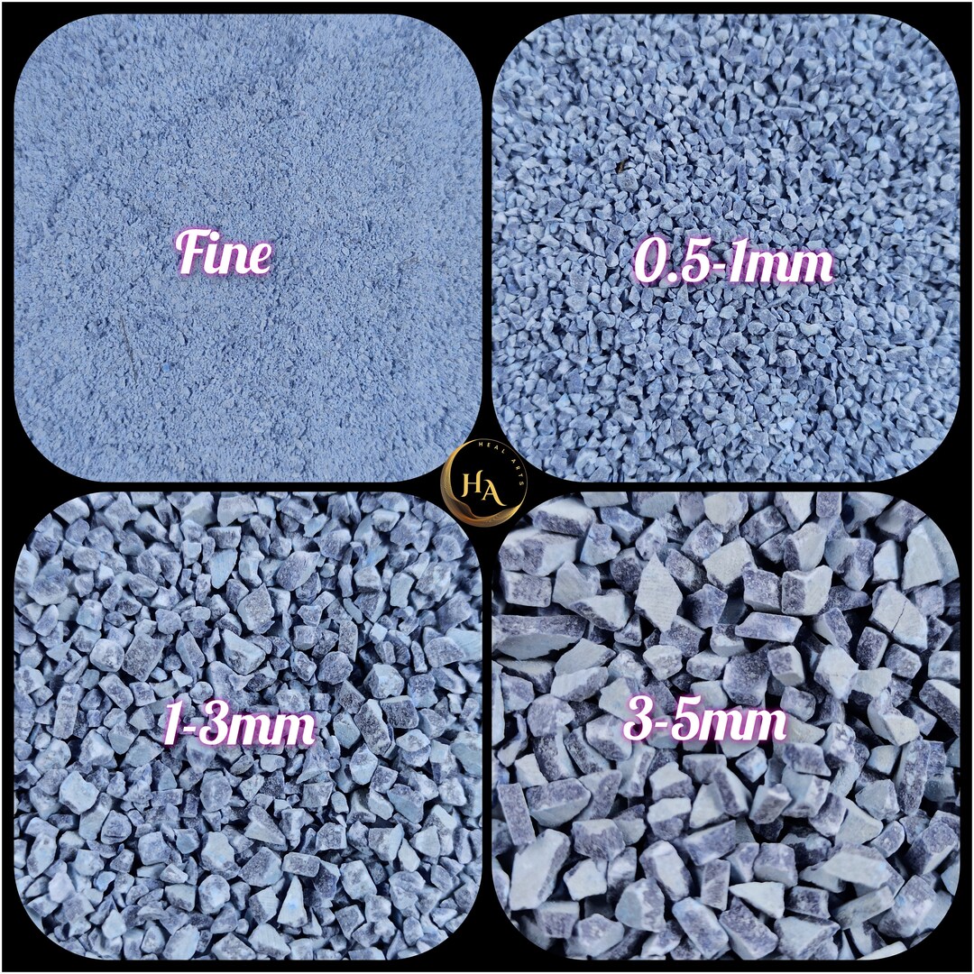 Blue Crushed Fine Dust Powder - All Size - Etsy