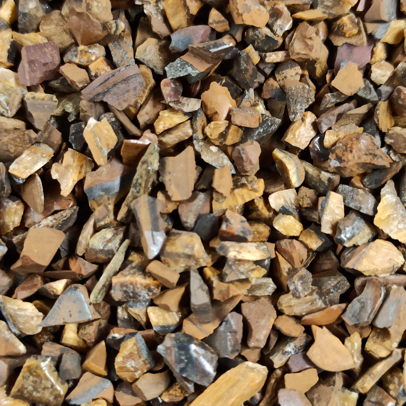Tiger Eye Gemstone Coarse Crushed Powder - Gemstone Dust Powder Great ...