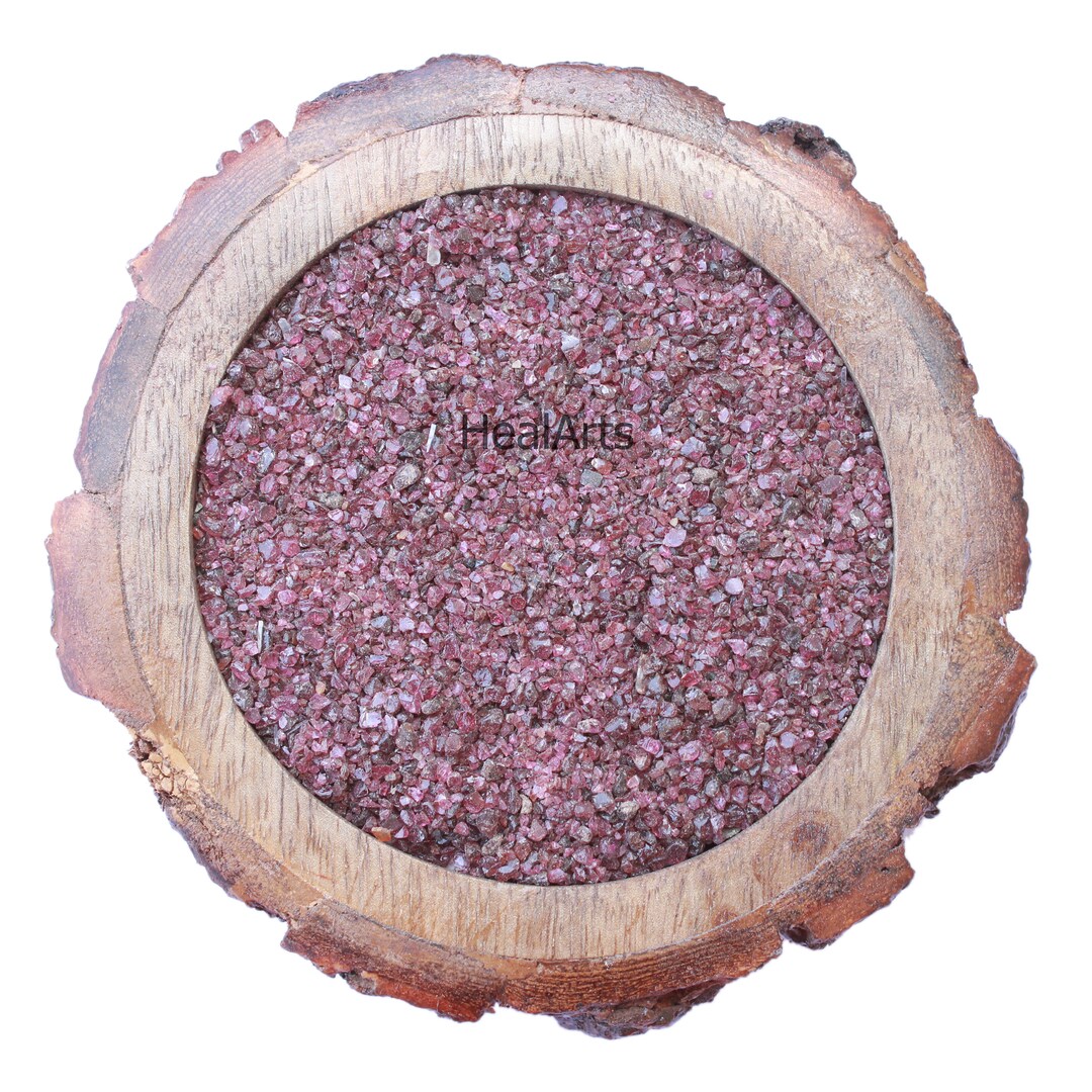 Natural Garnet Crushed Powder, 1-3mm Garnet Thick Healing Crystal Raw ...