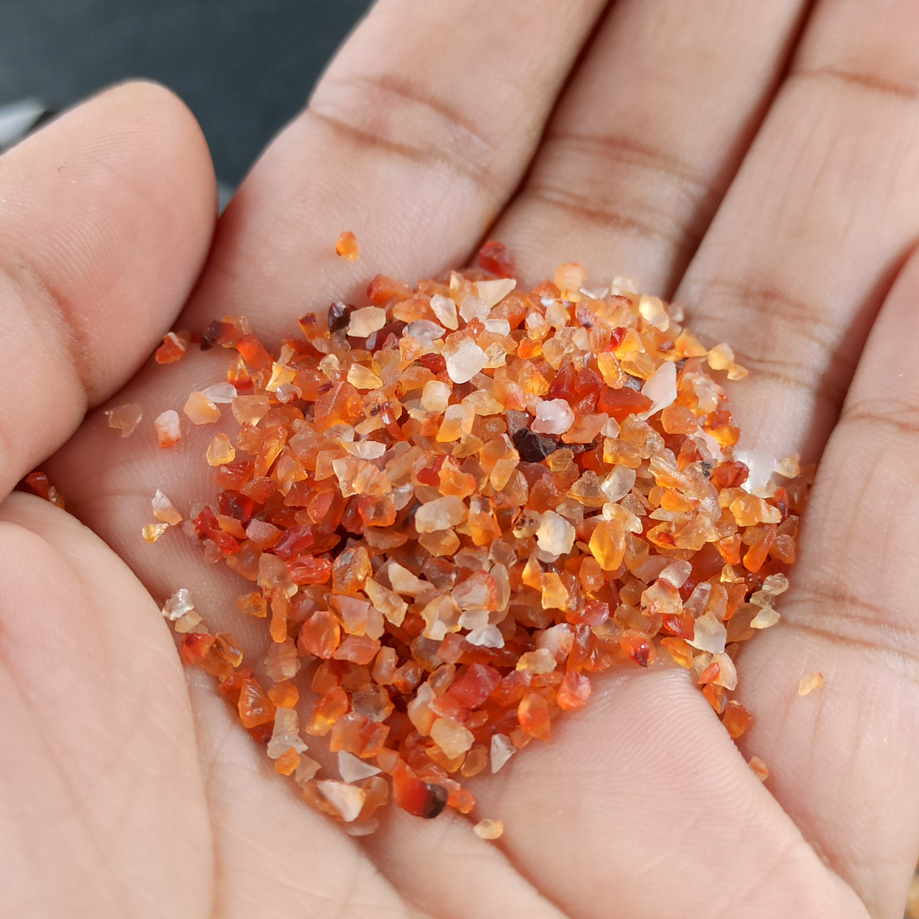 Crushed Gemstone Fine Raw Stone Powder, Great for Woodworking Resin Art ...