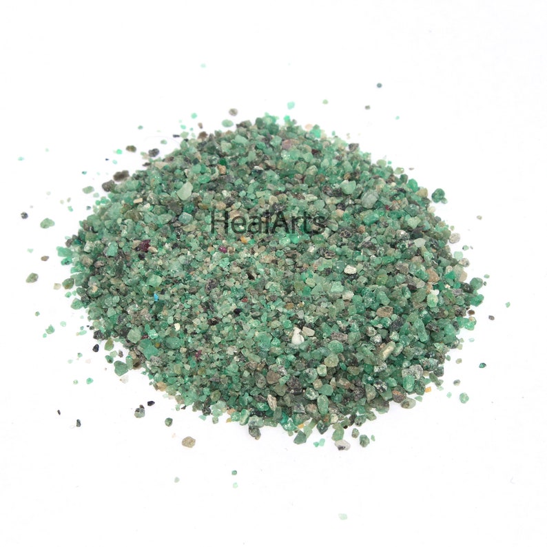 Gemstone Crushed Powder, 1-3mm Birthstone Thick Healing Crystal Raw ...