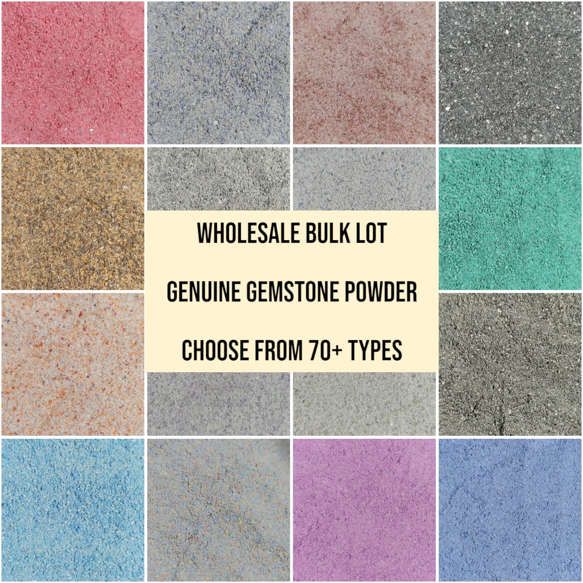 70+ Gemstone Crushed Fine Dust Powder Best for Woodworking Resin Art ...