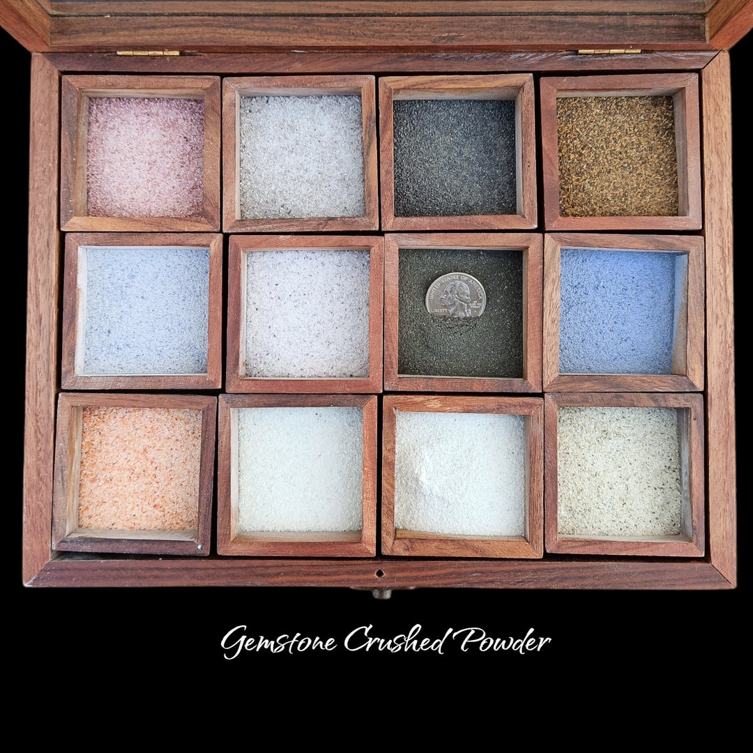 Crushed Fine Dust Gemstone Powder - Etsy