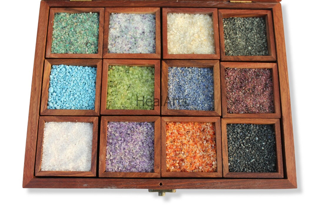 Gemstone Crushed Powder, 1-3mm Birthstone Thick Healing Crystal Raw ...