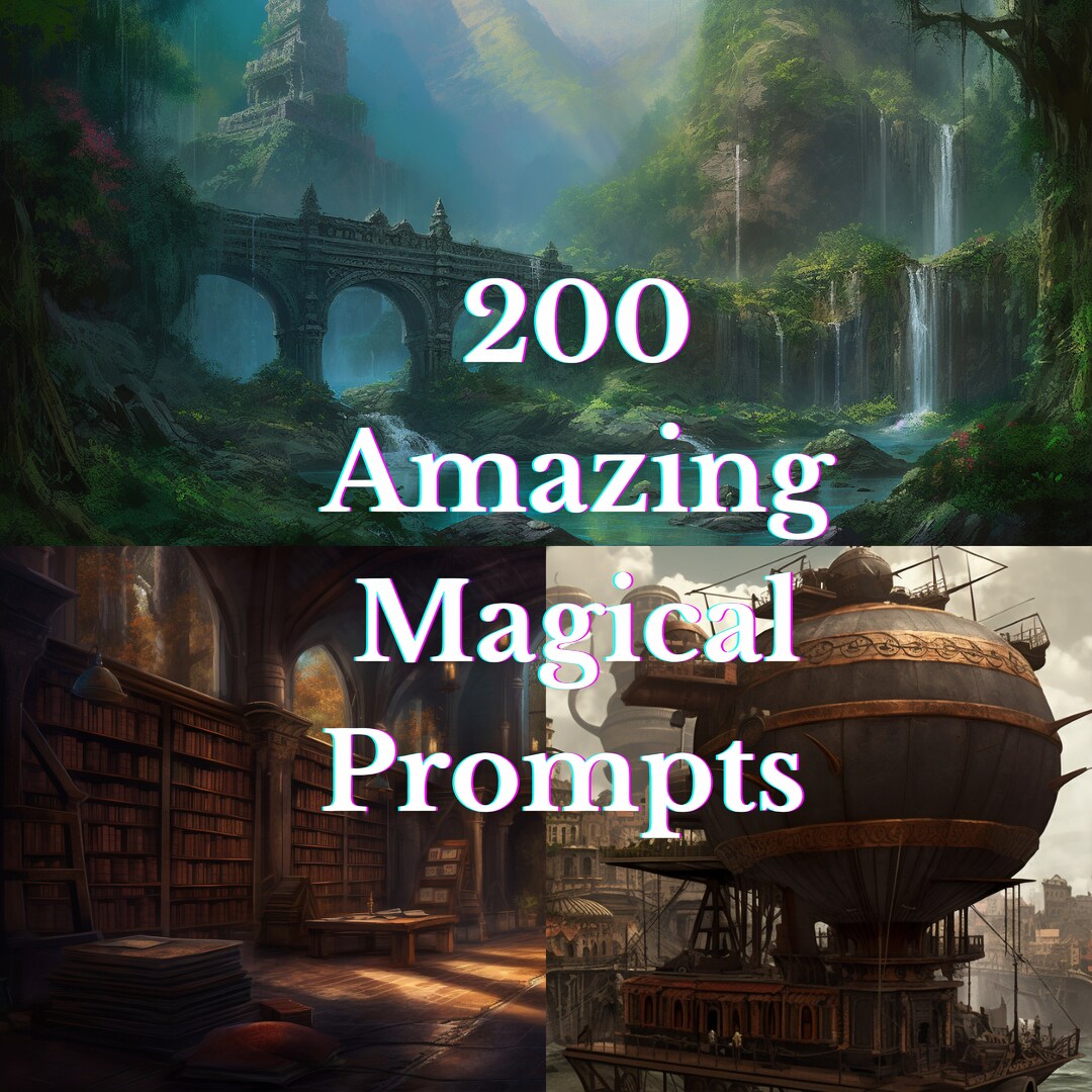 200 Magical Midjourney Prompts A Midjourney Prompt Guide - Etsy