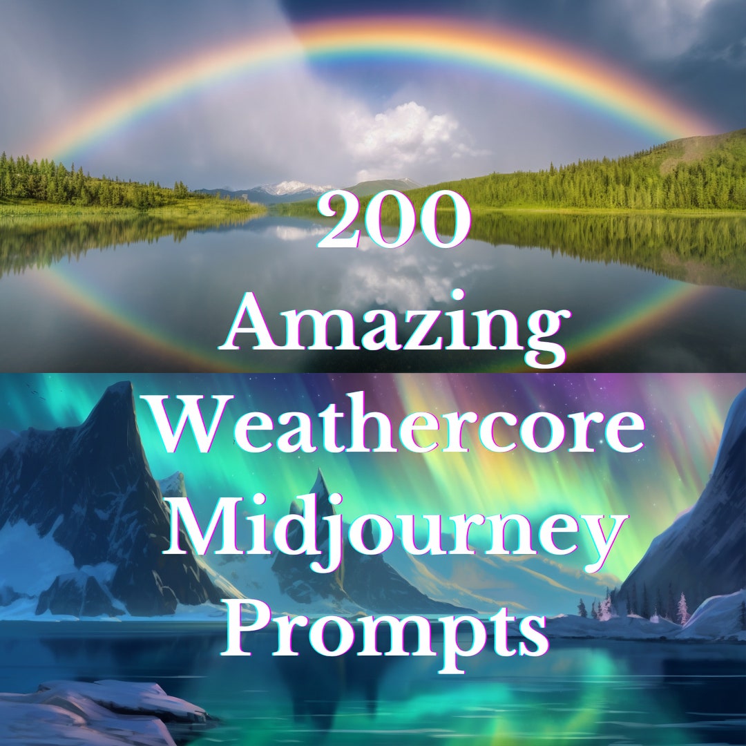 200 Midjourney Prompts for Weathercore an Amazing Midjourney - Etsy
