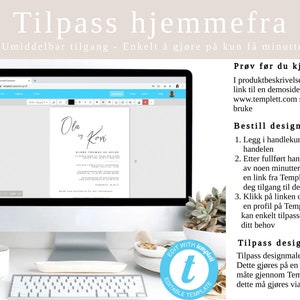 MINIMALISTISK BRYLLUPSPAKKE Samlepakke, Pakkepris, Bundle, Designmal, Trykksaker ...