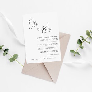 INVITASJON, DETALJER Og RSVP - Designmal, Trykksaker, Personlig, Diy ...