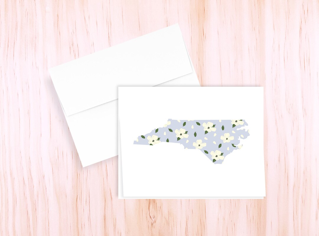 North Carolina State Card | North Carolina Notecard | North Carolina ...