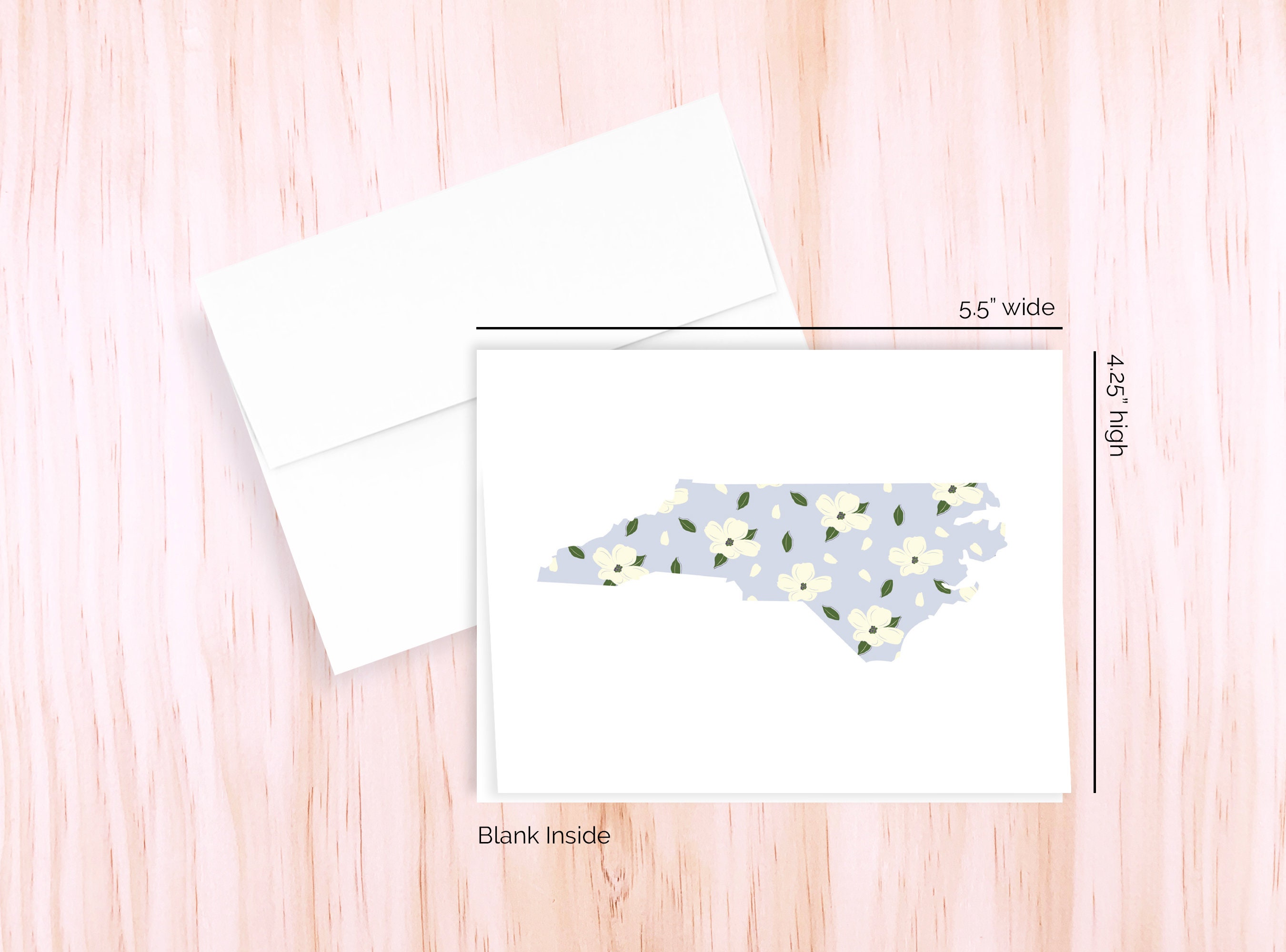 North Carolina State Card North Carolina Notecard North Carolina ...