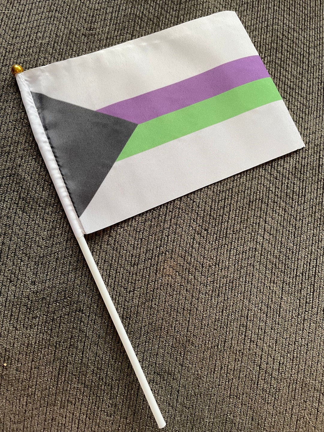 Demiromantic Demisexual / Demirose Pride Handheld Flag - Etsy