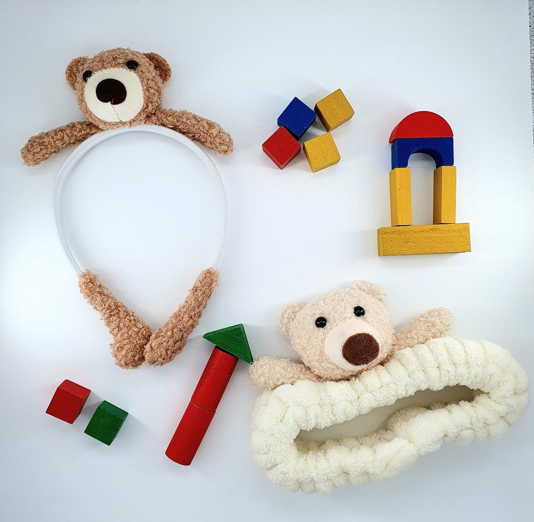 2 Pieces of Bear Headbands, Animals Hair Bands Set, Party Costume Head ...