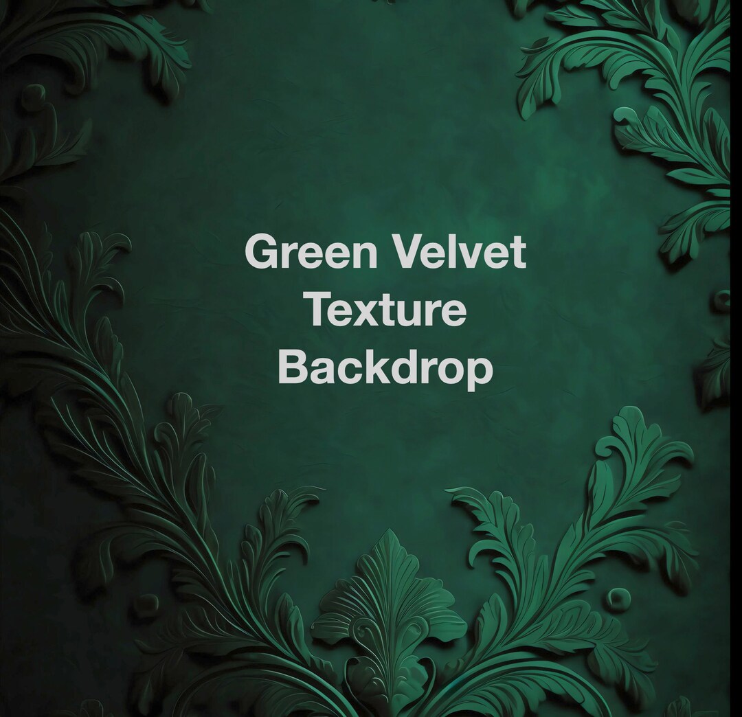 Green Velvet Digital Backdrop - 30% OFF UNTIL 31st MAY - Etsy